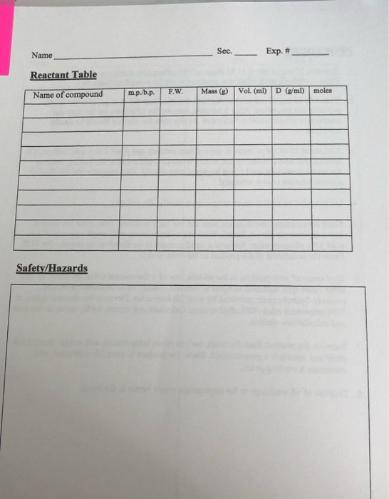 Solved EXPERIMENT 11 THE MICROSCALE REDUCTION OF BENZIL WITH | Chegg.com