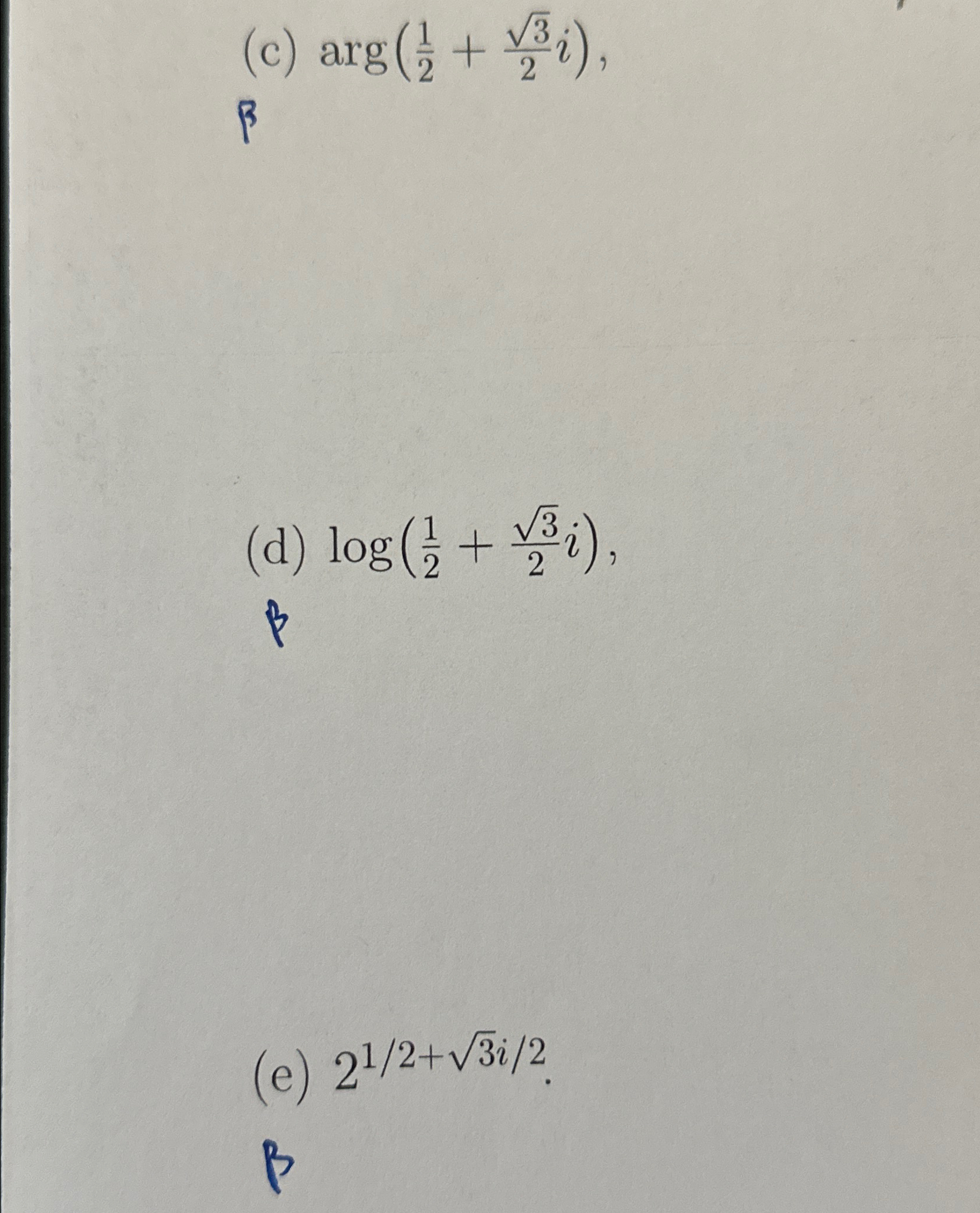 Solved Express Each in a+bi form. Use branch[0,2pi) ﻿when | Chegg.com