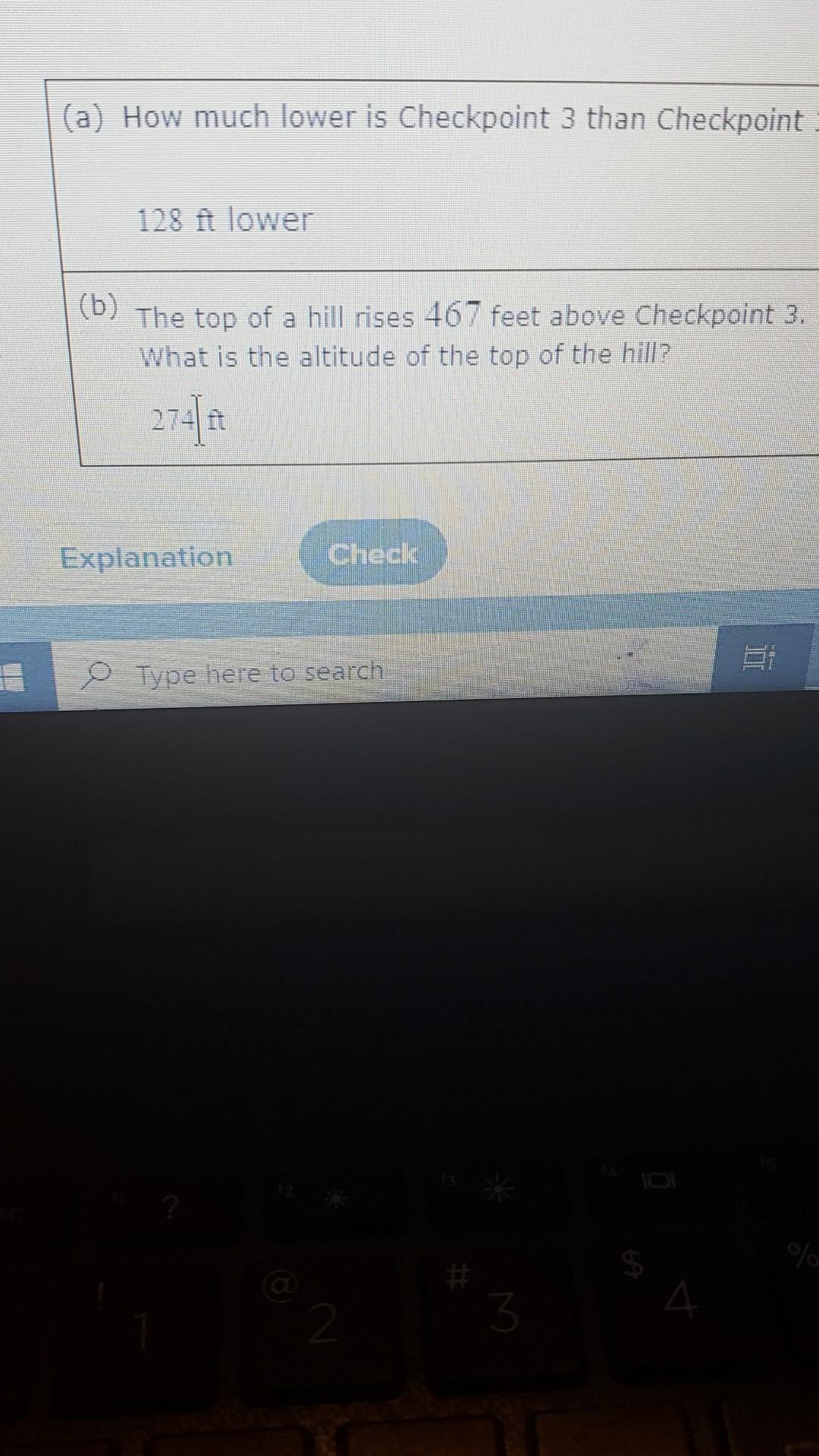 (a) How much lower is Checkpoint 3 than Checkpoint | Chegg.com