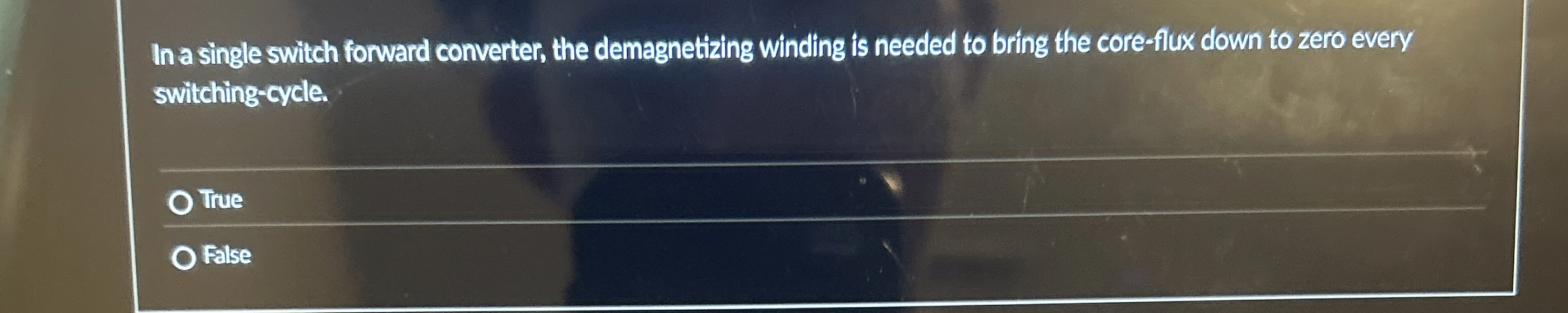 Solved In a single switch forward converter, the | Chegg.com