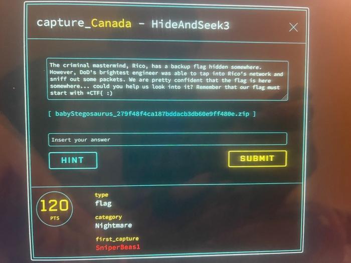 Solved For cybersecurity the capstone CTF competition. don't | Chegg.com