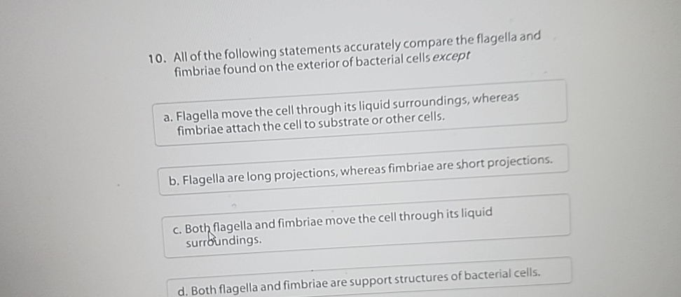 Solved All of the following statements accurately compare | Chegg.com