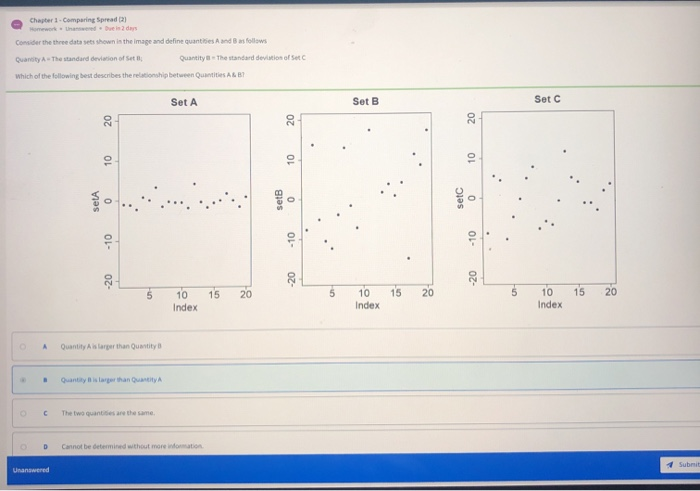 Solved Chapter 1-Comparing Spread (2) Homework UnansweedDue | Chegg.com