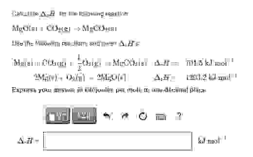 Solved Calculate \Delta rH ﻿ for the following | Chegg.com
