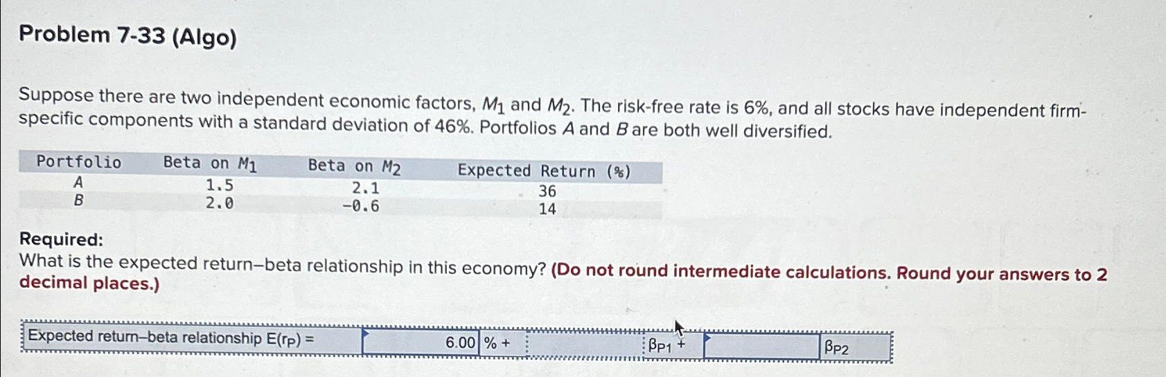 Solved Problem 7-33 (Algo)Suppose there are two independent | Chegg.com