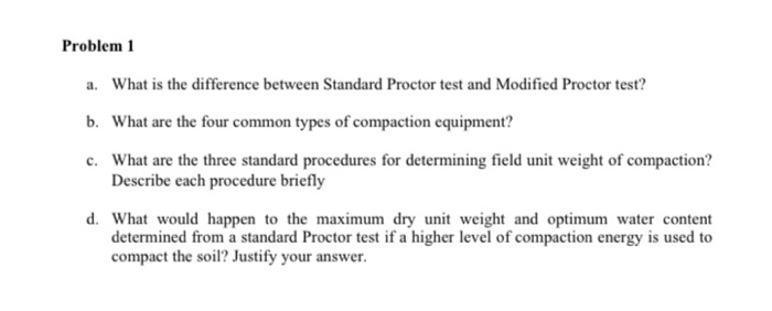 Solved Problem 1 a. What is the difference between Standard | Chegg.com