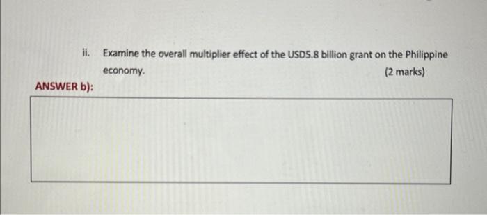 Solved Question 6 (7 marks) After the typhoon Haiyan | Chegg.com