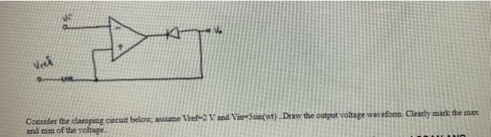 Solved Pa Veel WE Consider the clamping circuit below, | Chegg.com Solved Pa Veel WE Consider the clamping circuit below, | Chegg.com