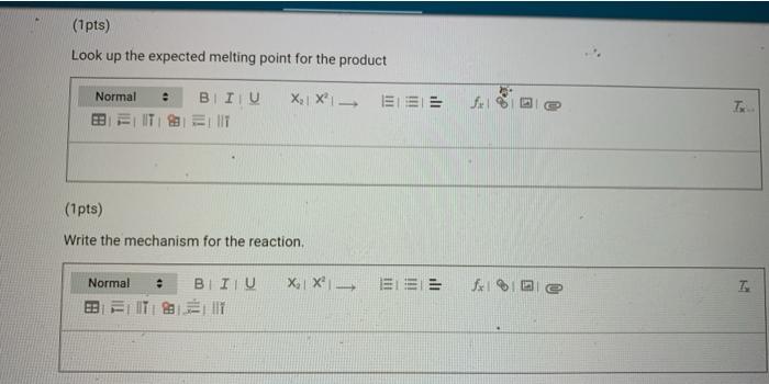 Solved Data Collection Amount of reactant used in grams (9) | Chegg.com