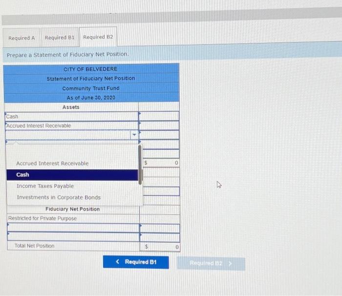 Solved Prepare a Statement of Fiduciary Net Position.Prepare | Chegg.com