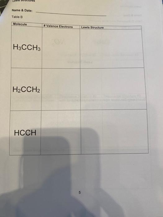 Solved Lewis Structures Experiment Dotails Part 1 Draw The