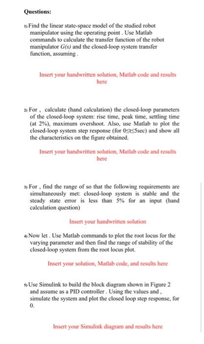 Solved System description: Extenders are robot manipulators | Chegg.com