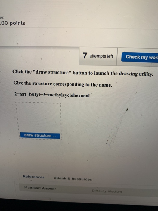 Solved .00 points 7 attempts left Check my work Click the | Chegg.com