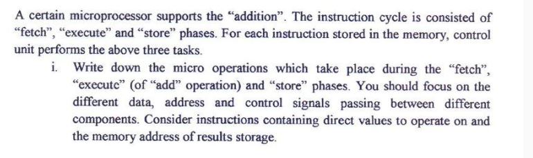 Solved Dear Microprocessor Expert,Please help me with this | Chegg.com