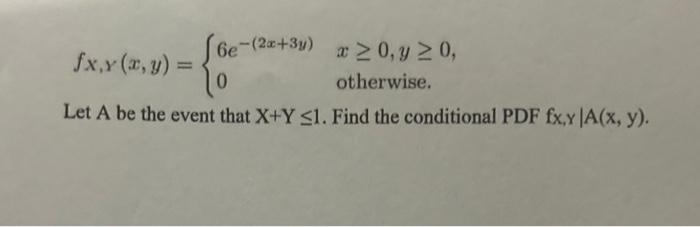 Solved 5. Random variables X and Y have joint PDF | Chegg.com