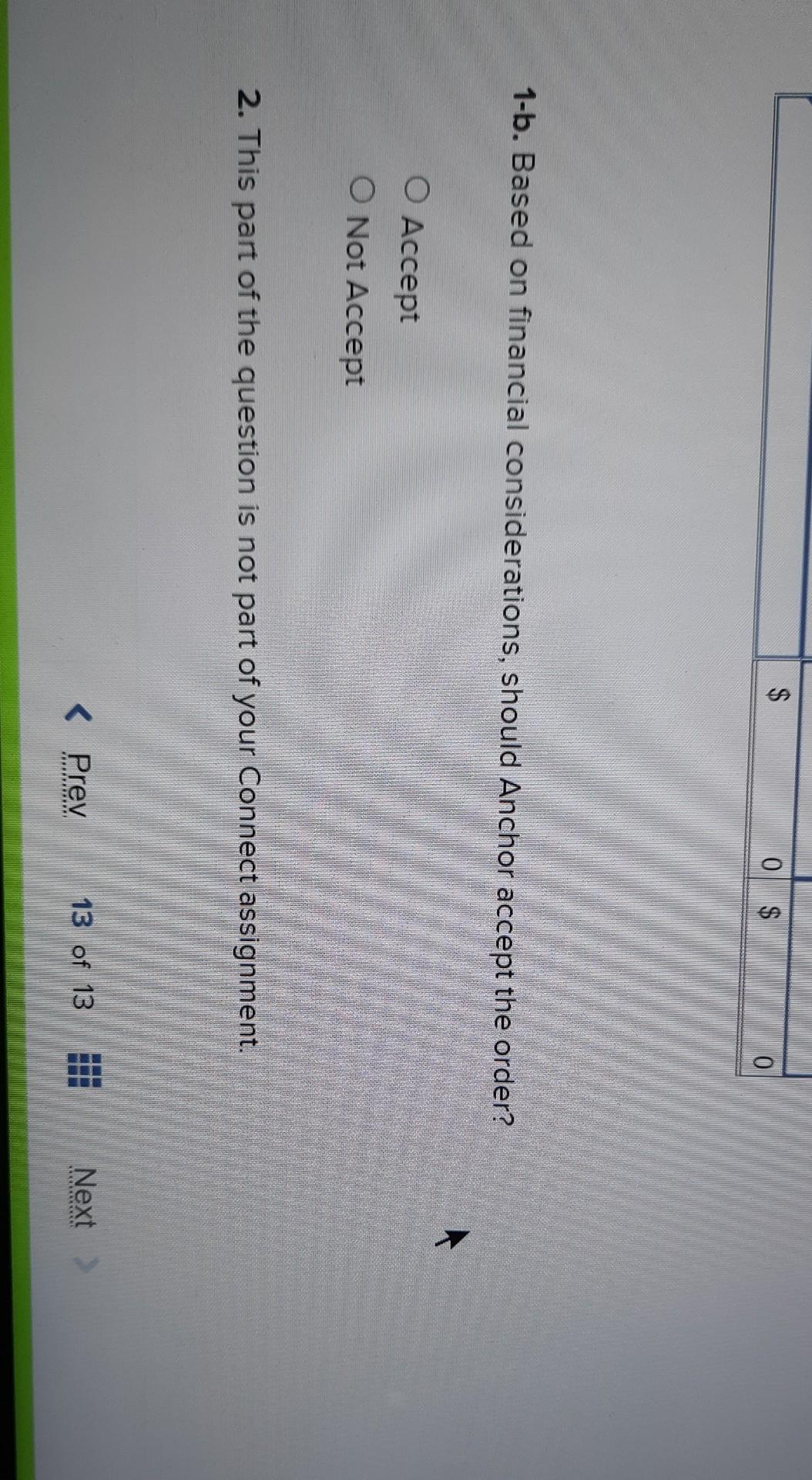 Solved Sovo & Exit Submit Anchor Company manufactures a | Chegg.com