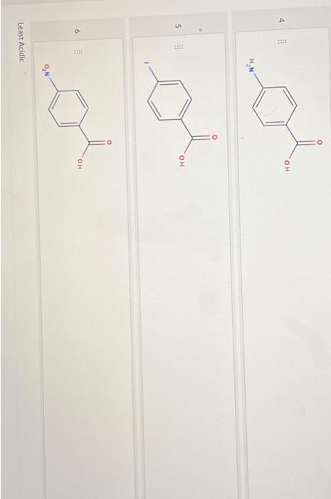 Solved Order the following carboxylic acids from the least | Chegg.com