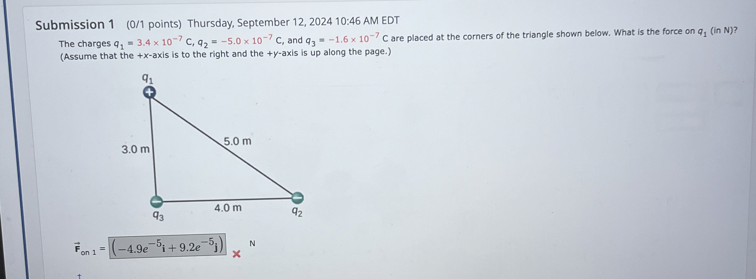 Solved Submission 1 (0/1 points) Thursday, September | Chegg.com Solved Submission 1 (0/1 points) Thursday, September | Chegg.com