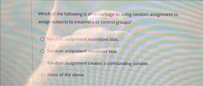 Solved Which of the following is an advantage to using | Chegg.com