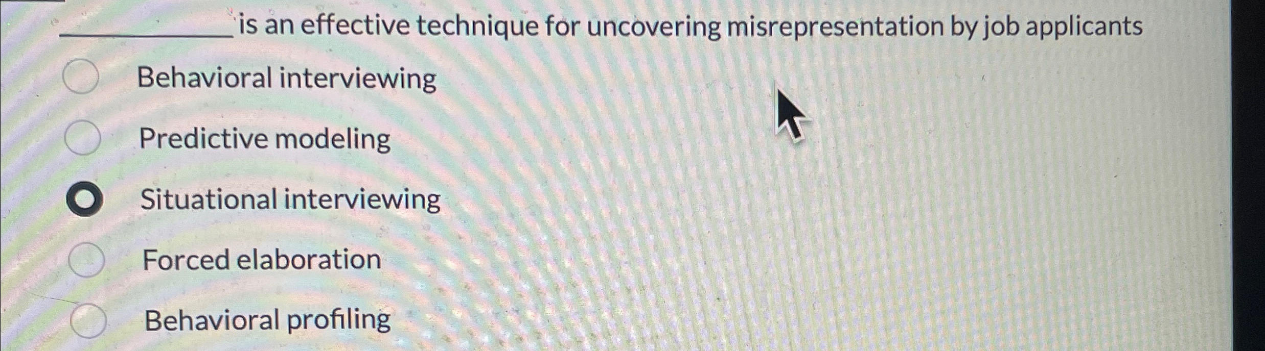 Solved ﻿is an effective technique for uncovering | Chegg.com
