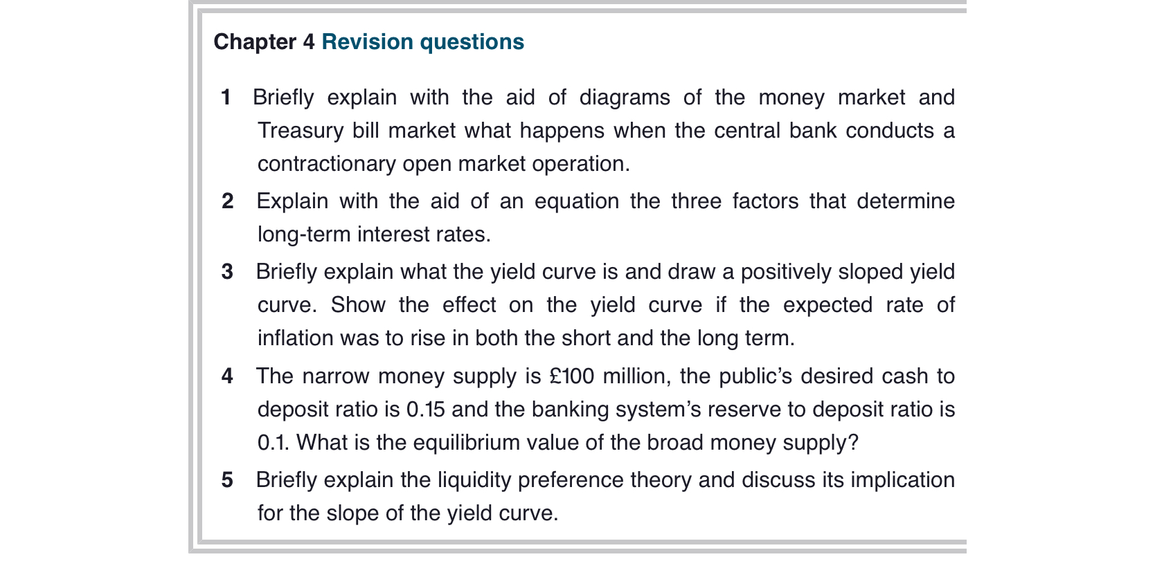 Solved Chapter 4 ﻿Revision questions1 ﻿Briefly explain with | Chegg.com