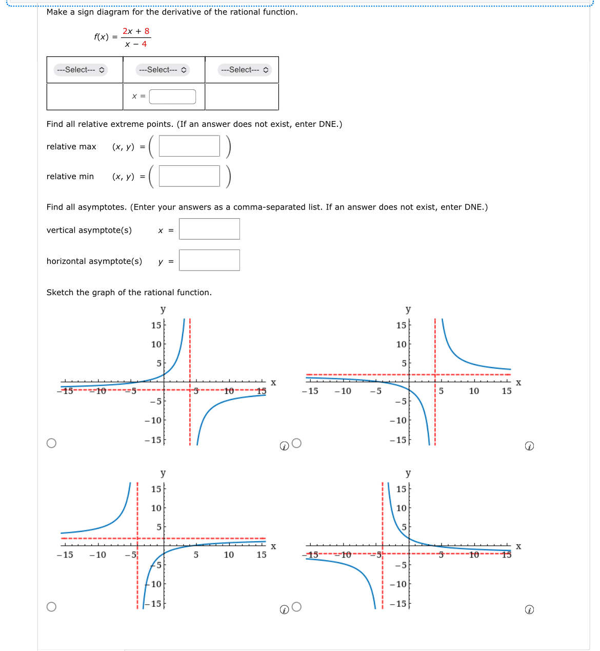 Solved Make a sign diagram for the derivative of the | Chegg.com