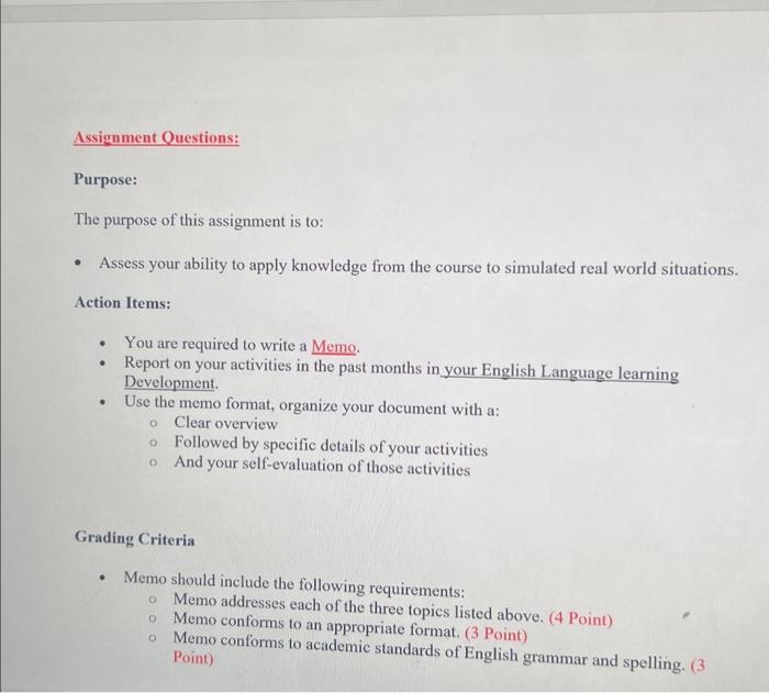 Assignment Questions: Purpose: The purpose of this | Chegg.com
