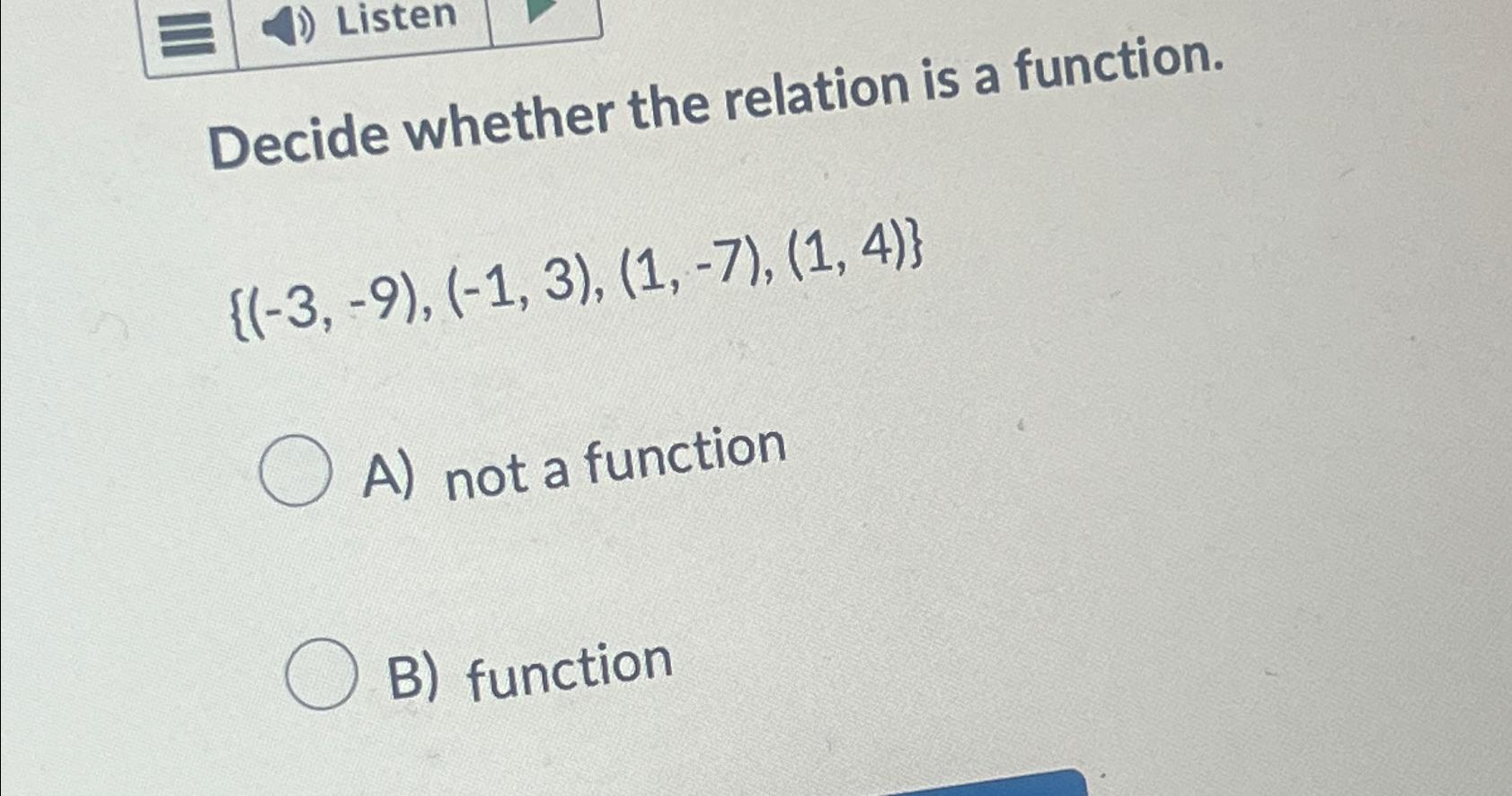 Solved Decide whether the relation is a | Chegg.com