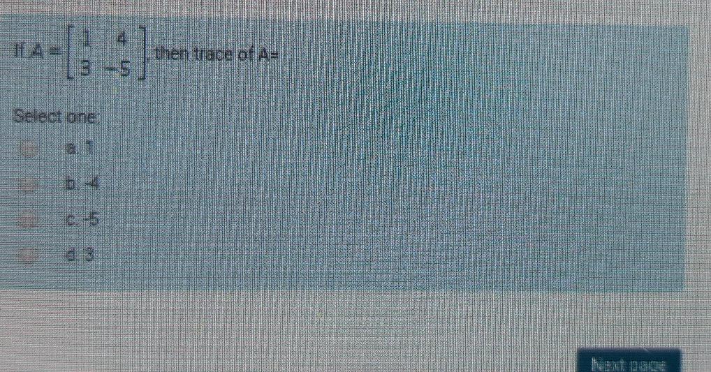Solved If A equals open square brackets table row 1 cell | Chegg.com