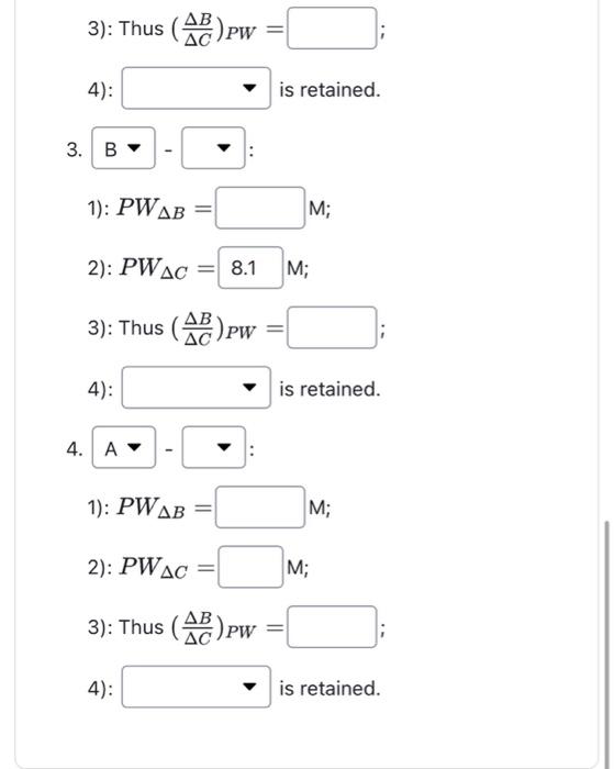 Solved please fill in missing blanks, list question nunber | Chegg.com