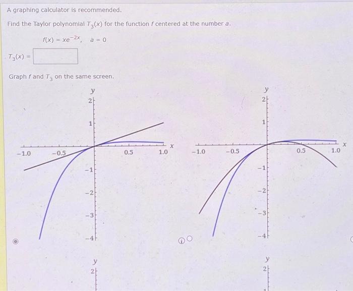 Solved Find the Taylor polynomial T3(x) for the function f | Chegg.com