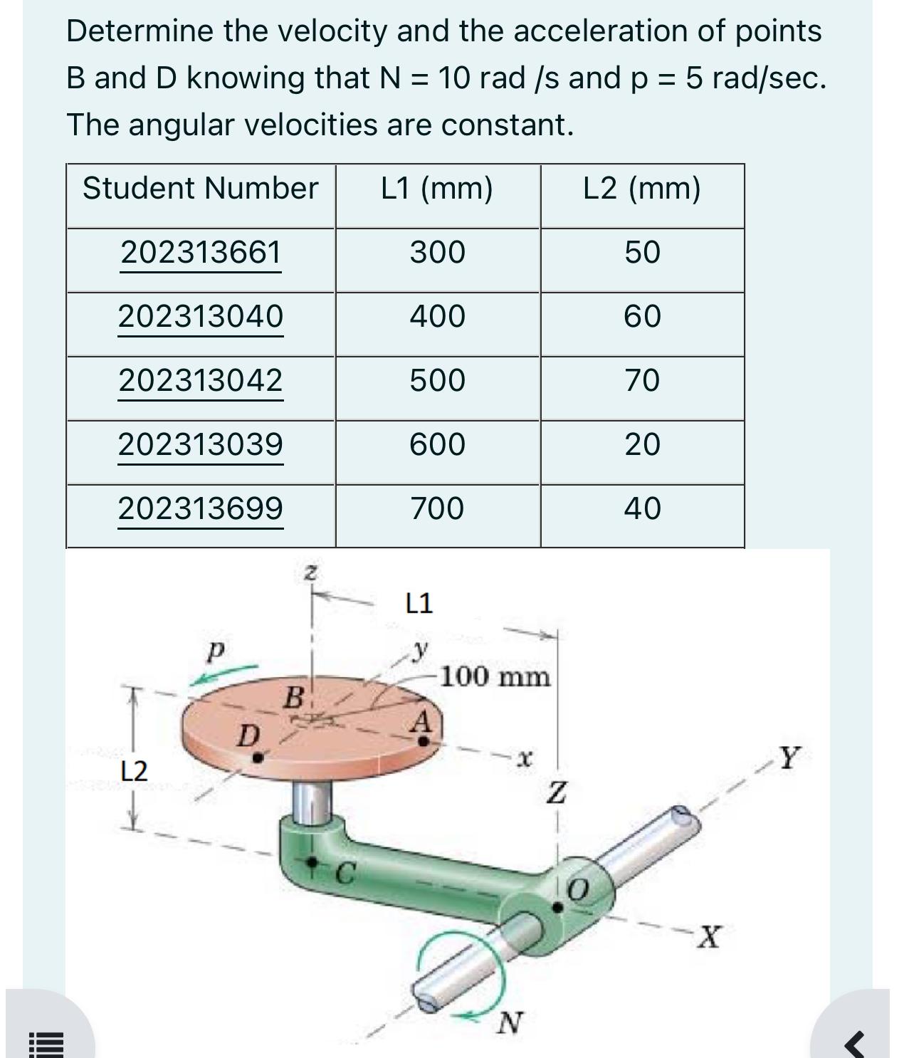 Solved Use last row for L1and L2 | Chegg.com