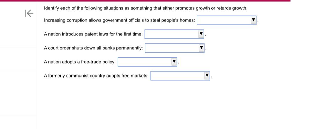Solved Identify each of the following situations as | Chegg.com