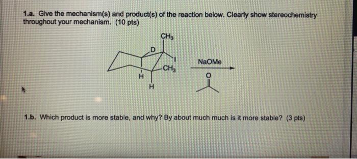 Solved solving using SN1, SN2, E1, E2 mechanisms ( using the | Chegg.com
