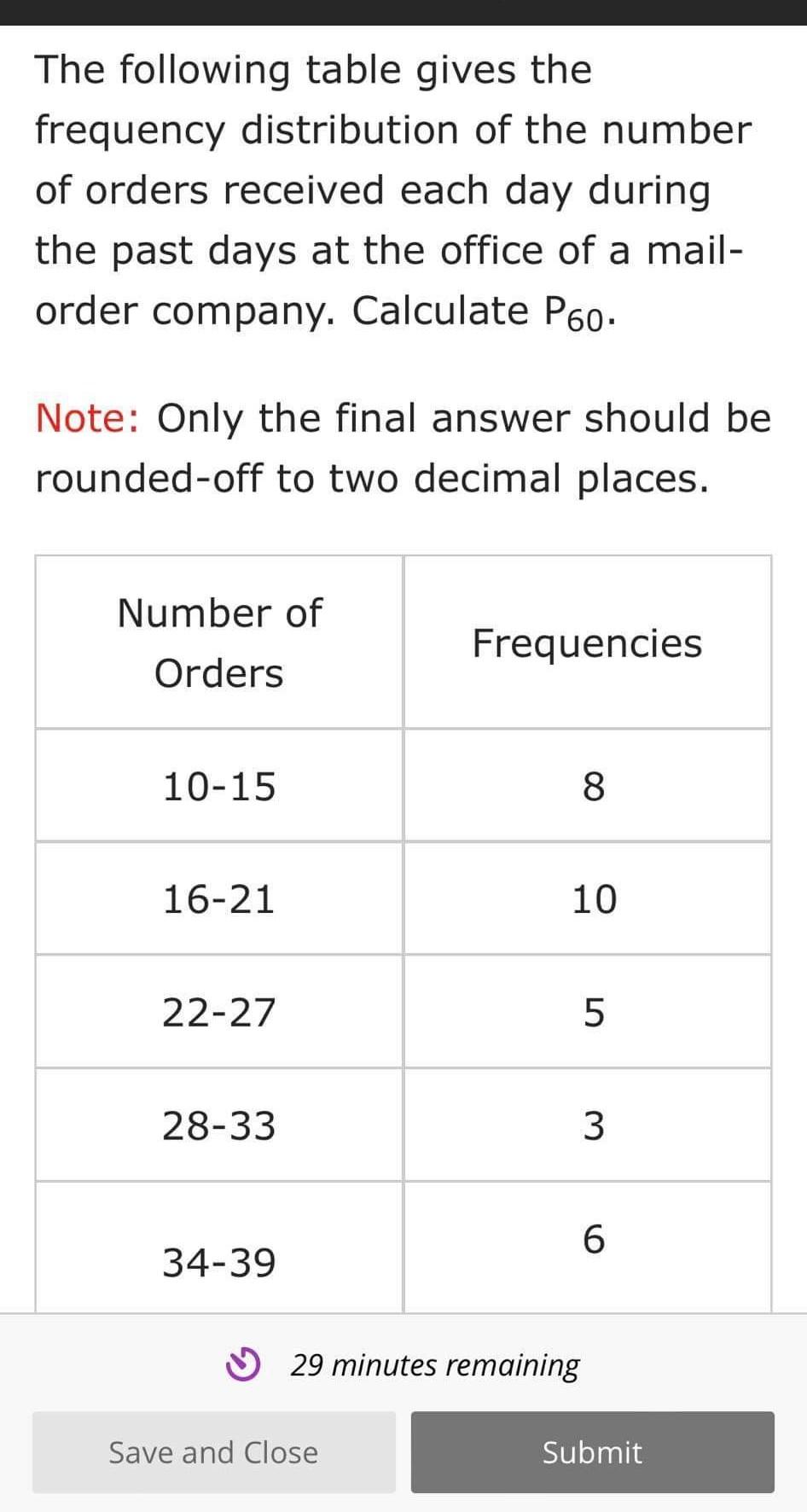 Solved The following table gives the frequency distribution | Chegg.com