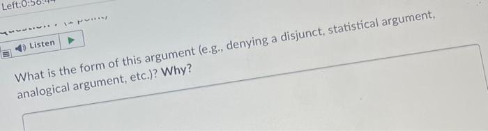 Solved Identify the argument presented in the passage. | Chegg.com