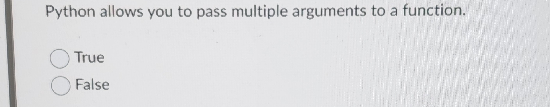 Solved Python allows you to pass multiple arguments to a | Chegg.com
