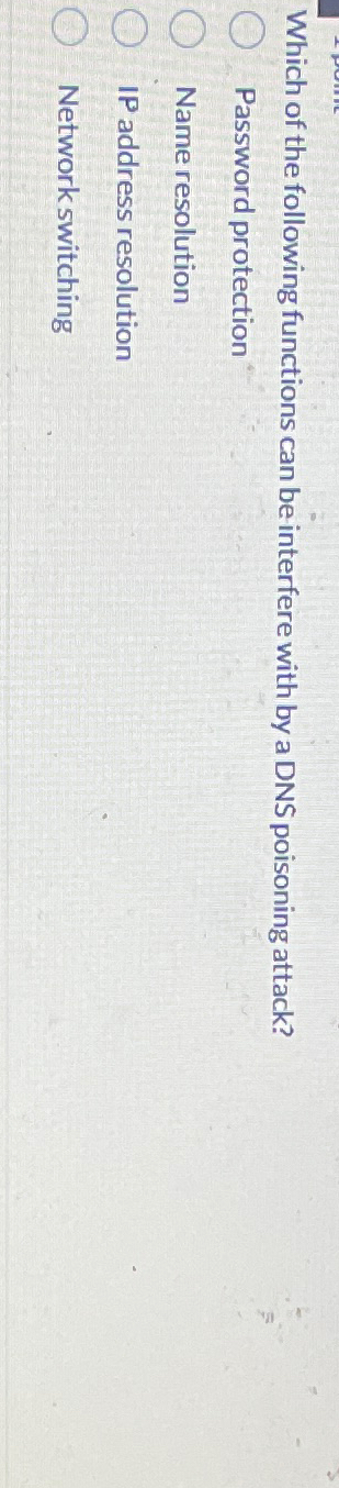 Solved Which of the following functions can be interfere | Chegg.com