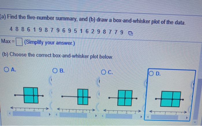 Solved a Find The Five number Summary And b Draw A Chegg solved-a-find-the-five-number-summary-and-b-draw-a-chegg