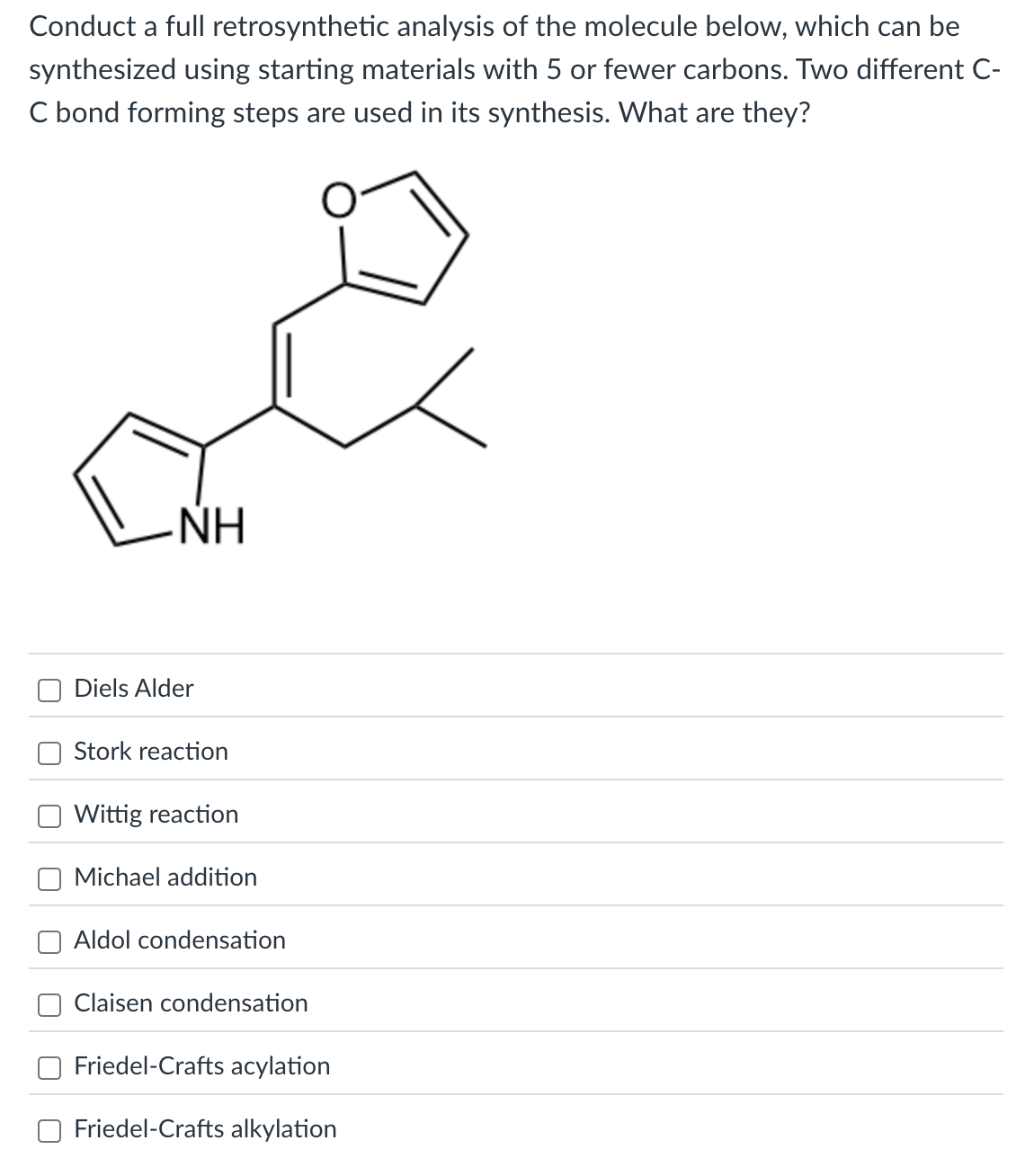 Conduct a full retrosynthetic analysis of the | Chegg.com