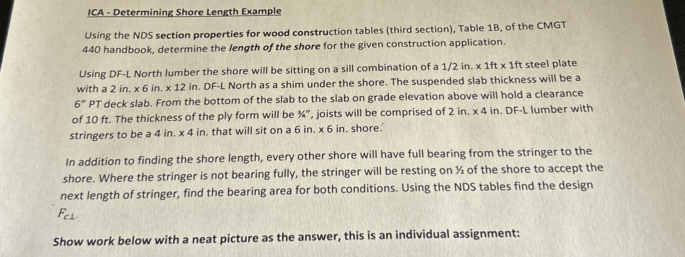 Solved ICA - ﻿Determining Shore Length ExampleUsing the NDS | Chegg.com