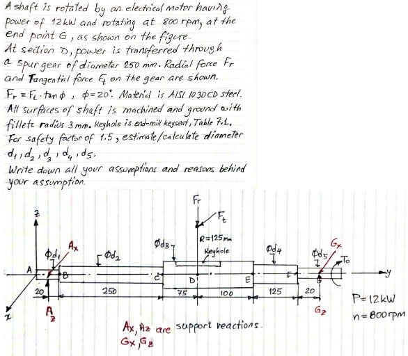 Solved machine elements lesson question can you please solve | Chegg.com