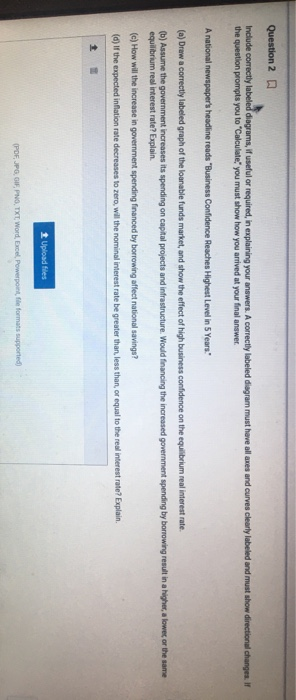 Solved Question 2 Include correctly labeled diagrams, if | Chegg.com