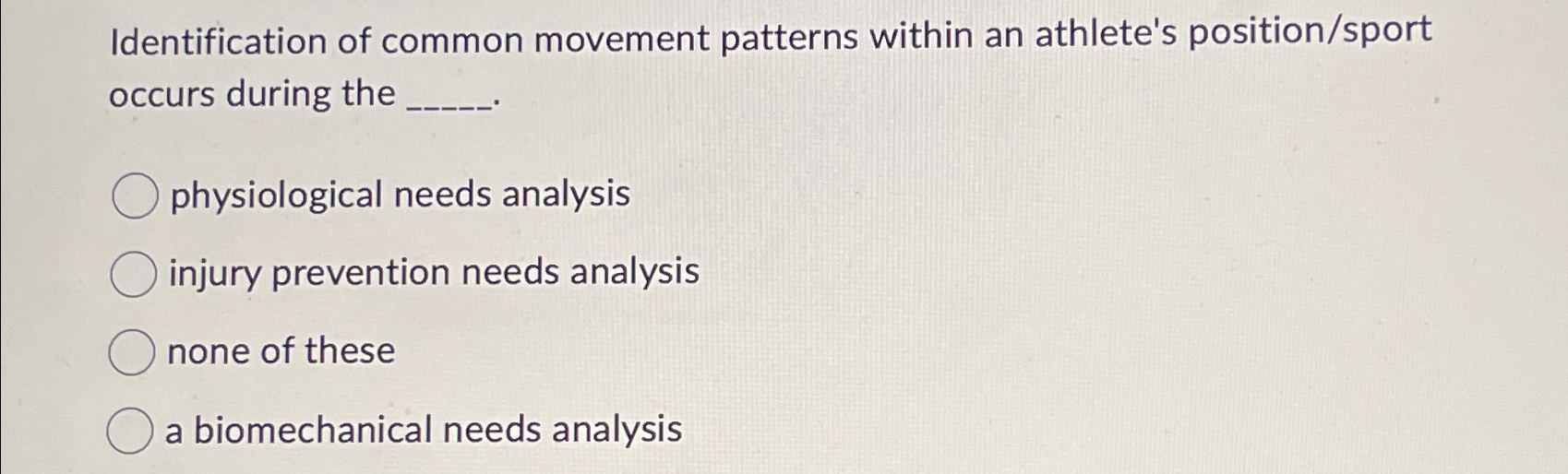 Solved Identification of common movement patterns within an | Chegg.com