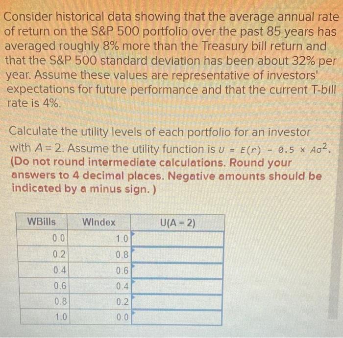 Solved Consider historical data showing that the average | Chegg.com