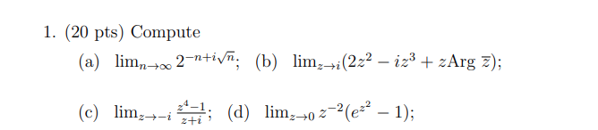Solved complex analysis | Chegg.com