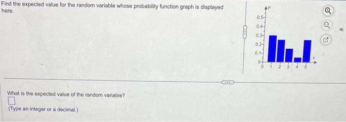 Solved Find the expected value for the random variable whose | Chegg.com
