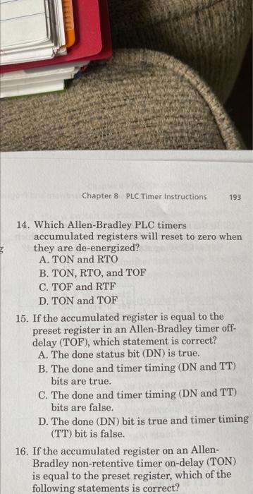 Solved 16. If the accumulated register on an AllenBradley | Chegg.com
