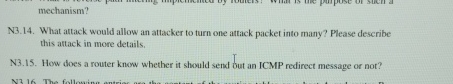 Solved mechanism?N3.14. ﻿What attack would allow an attacker | Chegg.com
