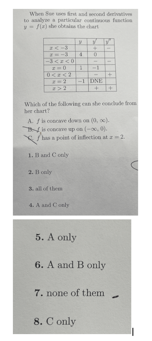 Solved A onlyA and B onlynone of themC only | Chegg.com